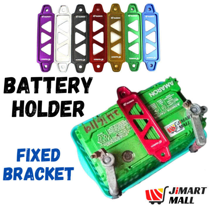 CAR BATTERY HOLDER Battery Tie Down Fixed Bracket Battery Fasten ...