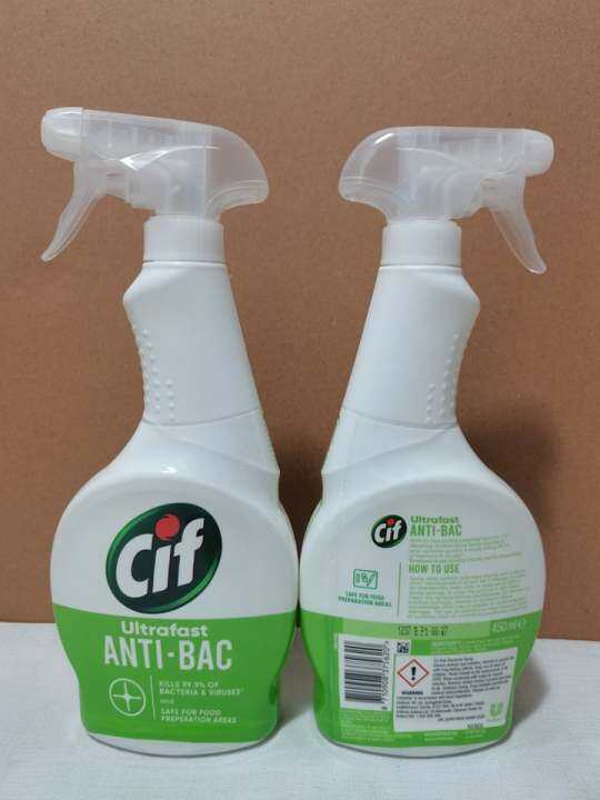 Cif Ultrafast Multi purpose Antibacterial Spray 450ML | Lazada PH