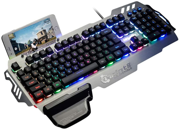 7Pin PK-810 Membrane Keyboard WolfBlaze 4 High End Illuminated Gaming ...