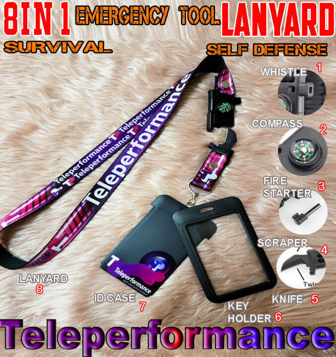 TELEPERFORMANCE SUBLIMATION LANYARDS ID LACE | Lazada PH