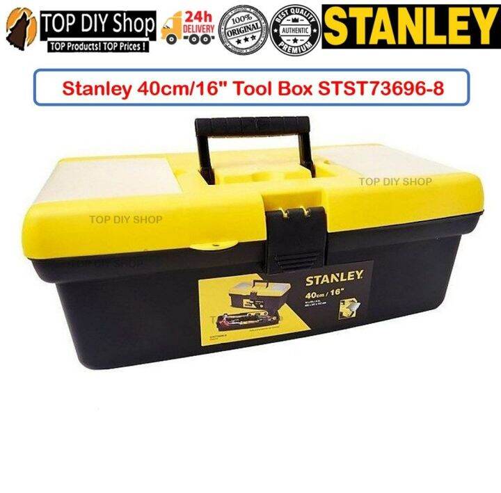 Stanley Tools Box STST73696-8 40cm/16 Tool Box Storage Heavy Duty Tools ...