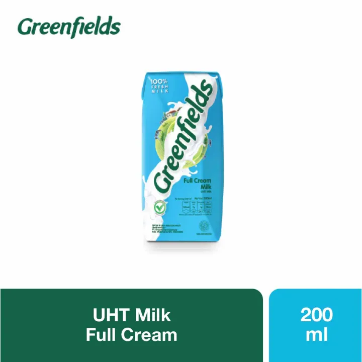 Greenfields Milk UHT Full Cream 200 ml | Lazada Indonesia