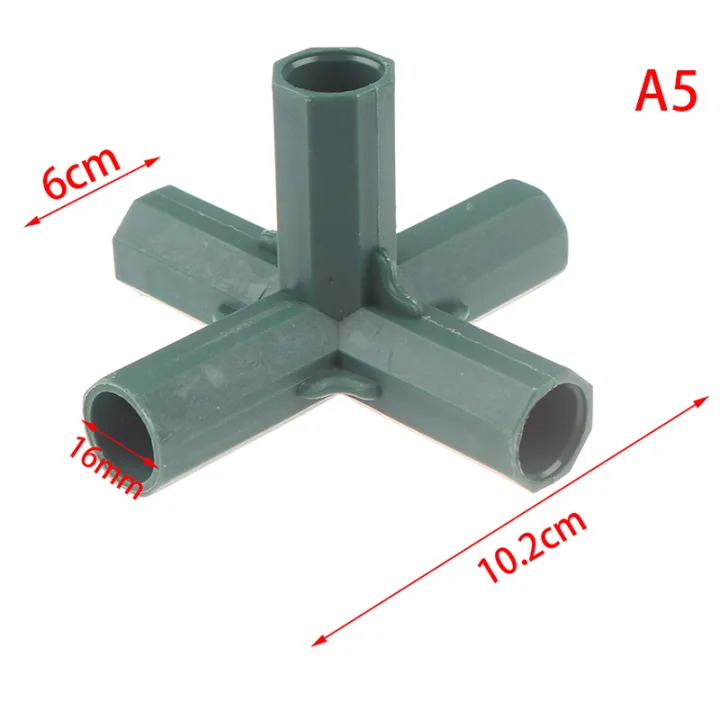 16MM PVC Fitting Stable Support Heavy Duty Greenhouse Frame Building ...