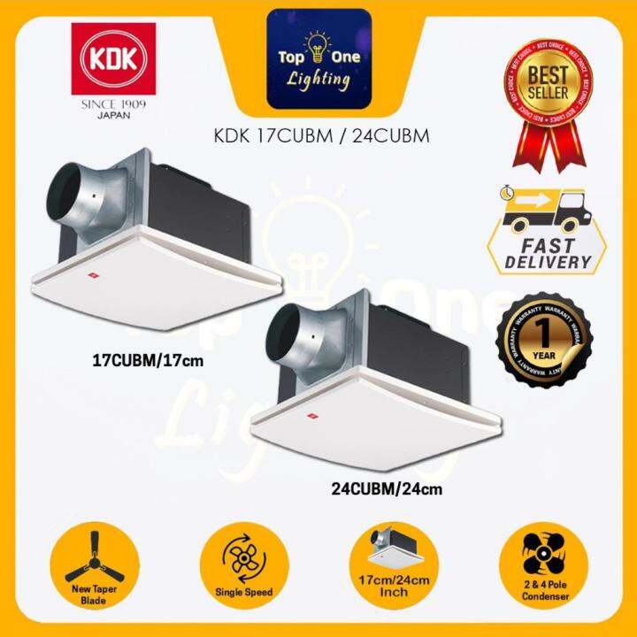KDK 17CUBM / 24CUBM | Ceiling Mount Ventilating Fan Steel Type | Ceiling Exhaust Fan Steel Type ...