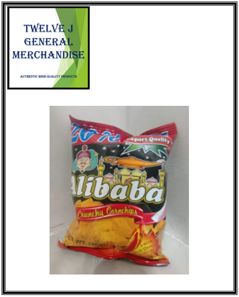 Alibaba Corn Chips Hot & Spicy 30g | Lazada PH