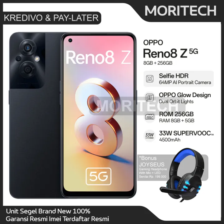 OPPO Reno8 Z 5G 8GB/256GB Chipset Snapdragon 695 5G OPPO Reno 8z 5G ...