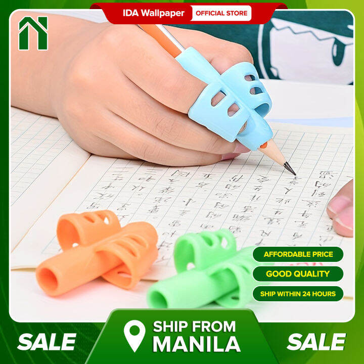 IDA Pencil Grip Holder for Kids Correction Hold Pen Training Writing ...