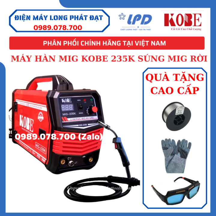 Máy Hàn Mig mini Kobe & Fuji MK235 dây mig rời tiện lợi không dùng khí ...