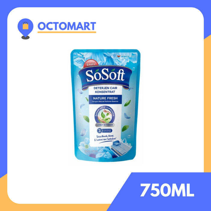 SO SOFT Refill 700ML Liquid Detergent / Deterjen Cair Refill 750ML ...