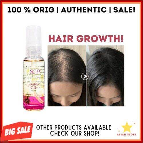 SCD Castor Oil Hair Grower 100% Pure 50ml for Hair Growth Anti Hair ...