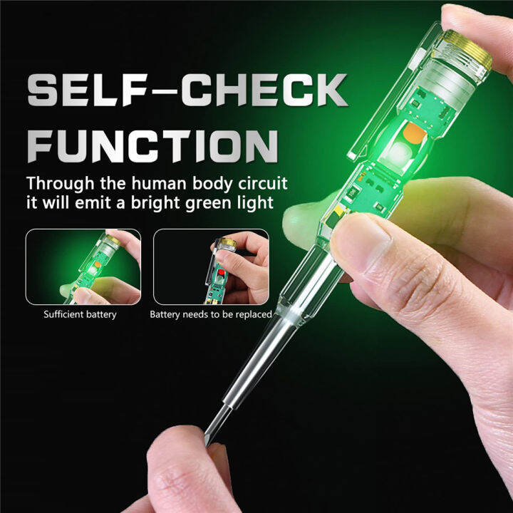 Intelligent Waterproof Voltage Tester Pen Power Voltage Detector ...