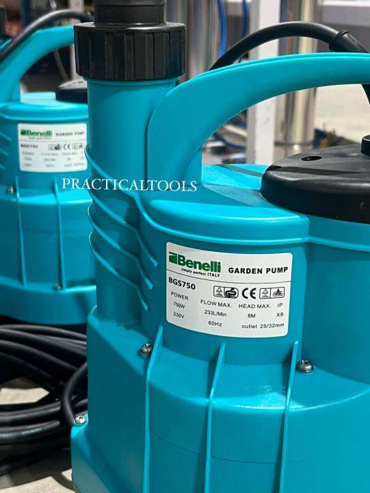 Benelli Submersible Garden Pump 0.5HP & 1HP (BGS400 and BGS750) | Lazada PH