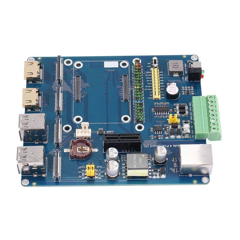 For Raspberry Pi Compute Module 4 POE/RS485/RS232 Expansion Board 2 ...