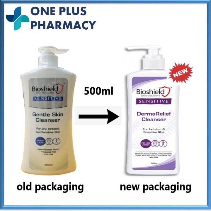 Bioshield Sensitive DermaRelief Cleanser 500ml [EXP 05/2025] | Lazada