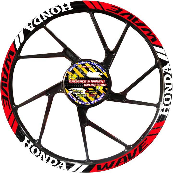 WAVE HONDA NEW DESIGN DECAL MAG STICKER GOOD FOR 2 MAGS | Lazada PH