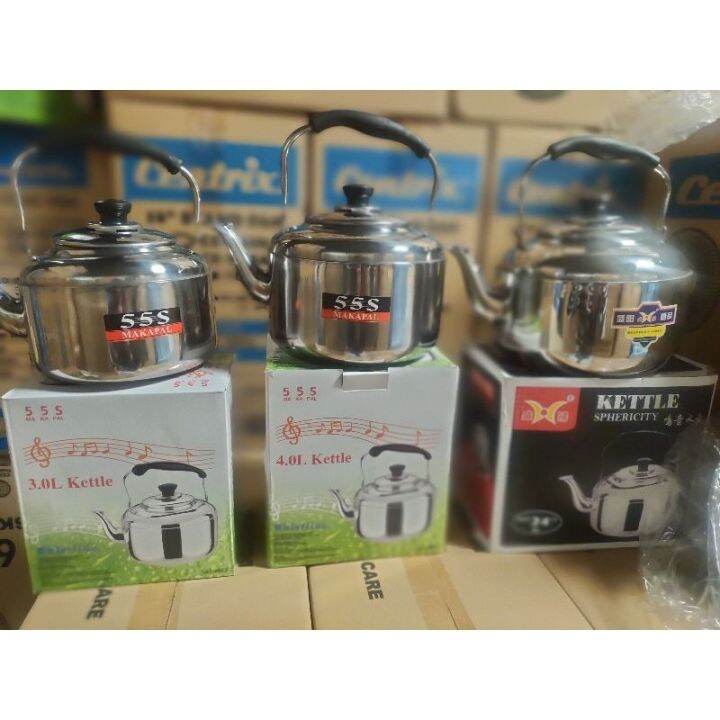 3L and 4L 5L 555 STAINLESS WHISTLING KETTLE | Lazada PH