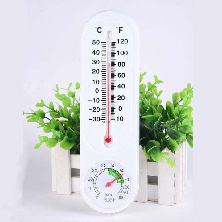 WALL THERMOMETER TEMBOK DINDING ALAT PENGATUR SUHU RUANGAN HYGROMETER 9 ...