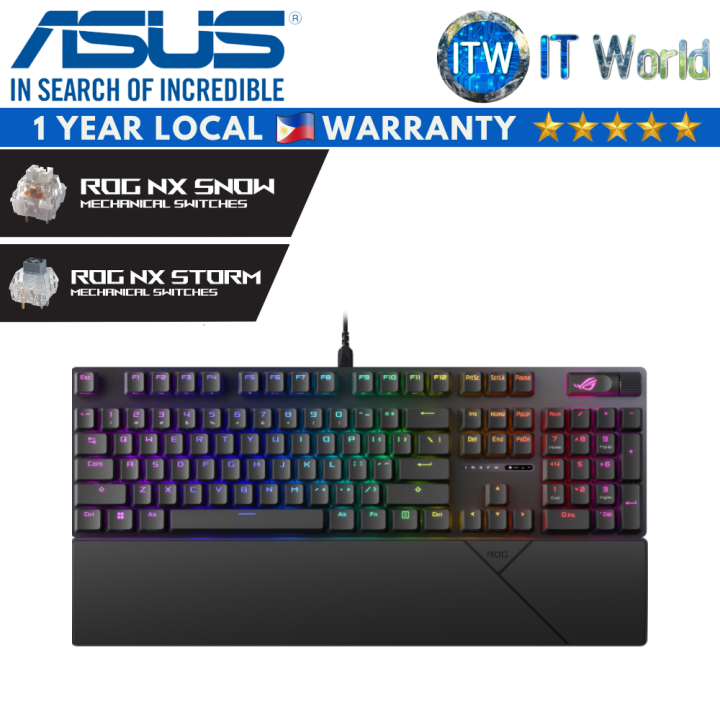 Itw | ASUS XA11 Rog Strix Scope II Mechanical Wired Gaming Keyboard (NX ...