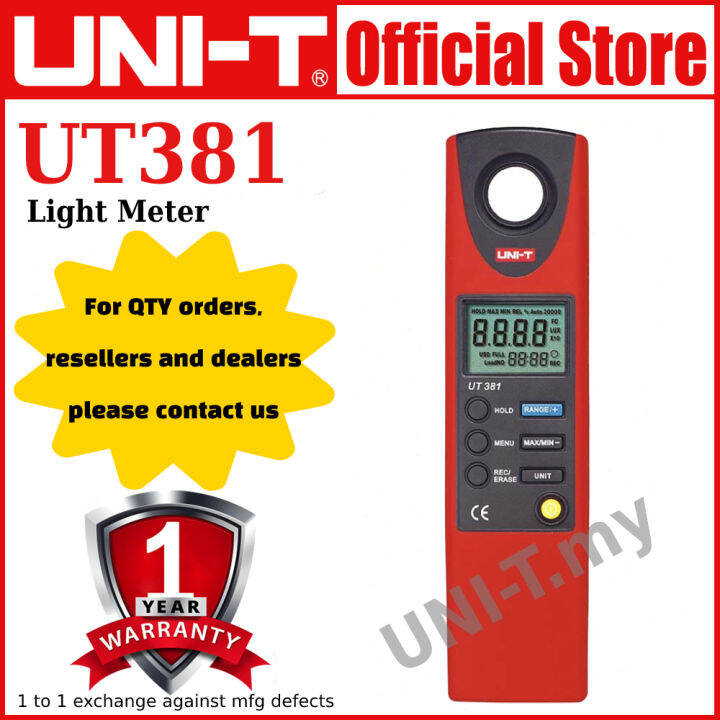 UNI-T UT381 Light Meter | Lazada