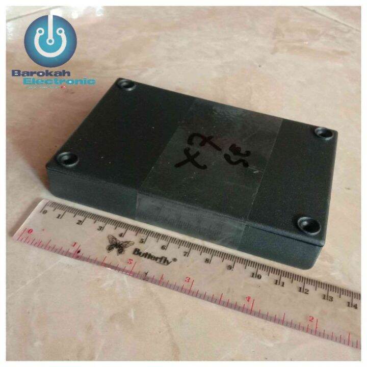 Box Slim X7 Kotak Hitam Plastik serba guna 12.5 x 8.5 x 2 Case Tipis ...