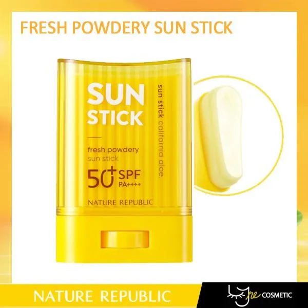 The new 2022 Nature Republic California Aloe Fresh Powdery Sun Stick ...
