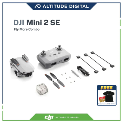 DJI Mini 2 SE Fly More Combo with FREE 64GB SanDisk Extreme Micro SD ...