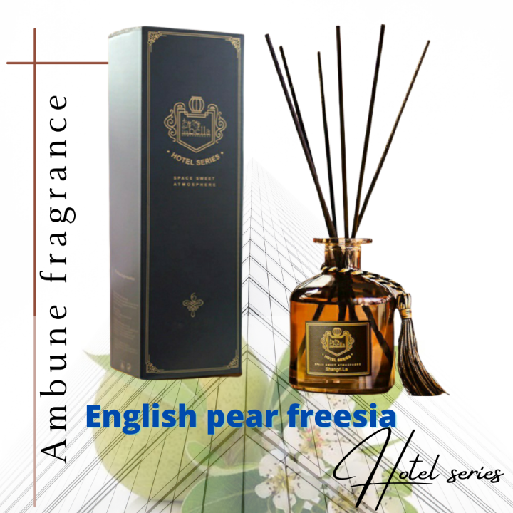 pengharum ruangan English Pear freesia hotel series Reed diffuser 50 ml ambune | Lazada Indonesia
