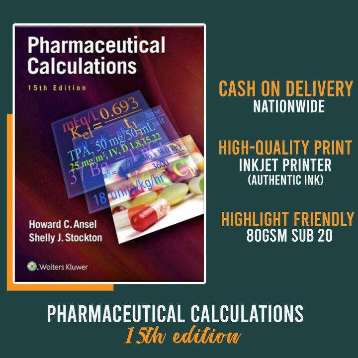 Pharmaceutical Calculation 15th edition | Lazada PH