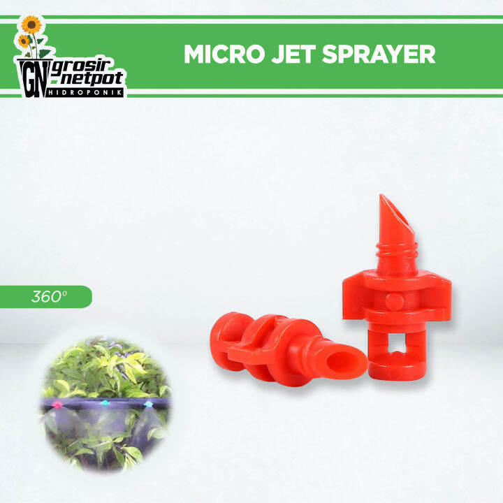 isi 10pcs - Spray Jet / Micro Jet Sprayer / Penyiram Tanaman 360 ...