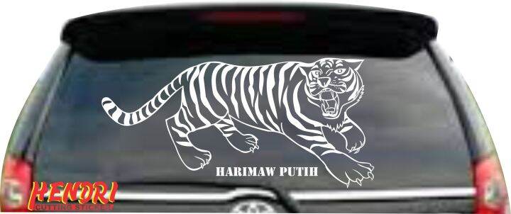 Cutting sticker mobil gambar harimaw termurah BAYAR DI TEMPAT (COD ...