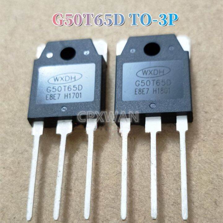 2pcs G50T65D TO-3P 50T65 TO3P 50A/650V IGBT Transistor New Original ...