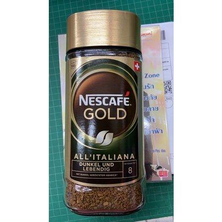 [สินค้ามาใหม่] Nescafe Gold All Italiana 200g ขวดแบบใหม่ exp 11/2022 ...