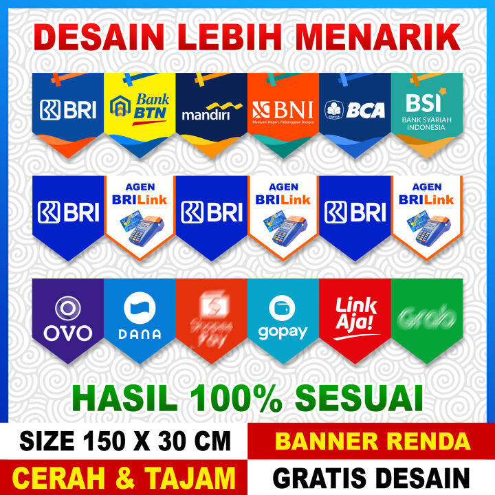 BANNER RENDA / SPANDUK BRILINK / SPANDUK EWALLET / SPANDUK AGEN ...