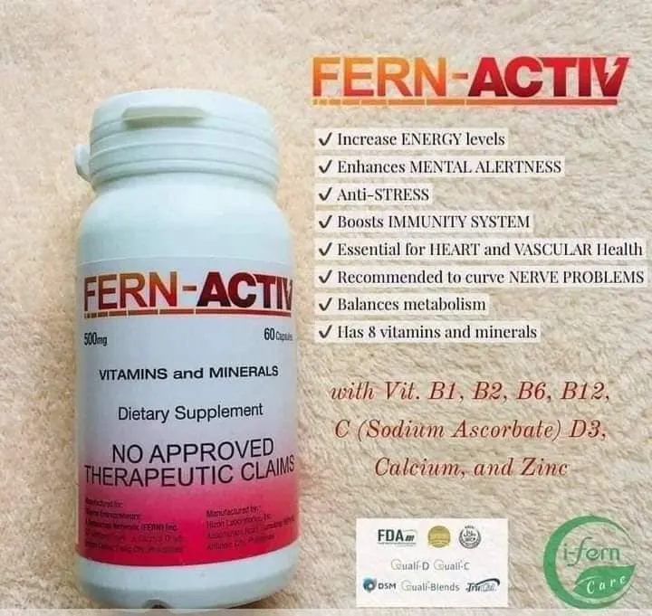 Fern-Activ VITAMINS AND MINERALS | Lazada PH