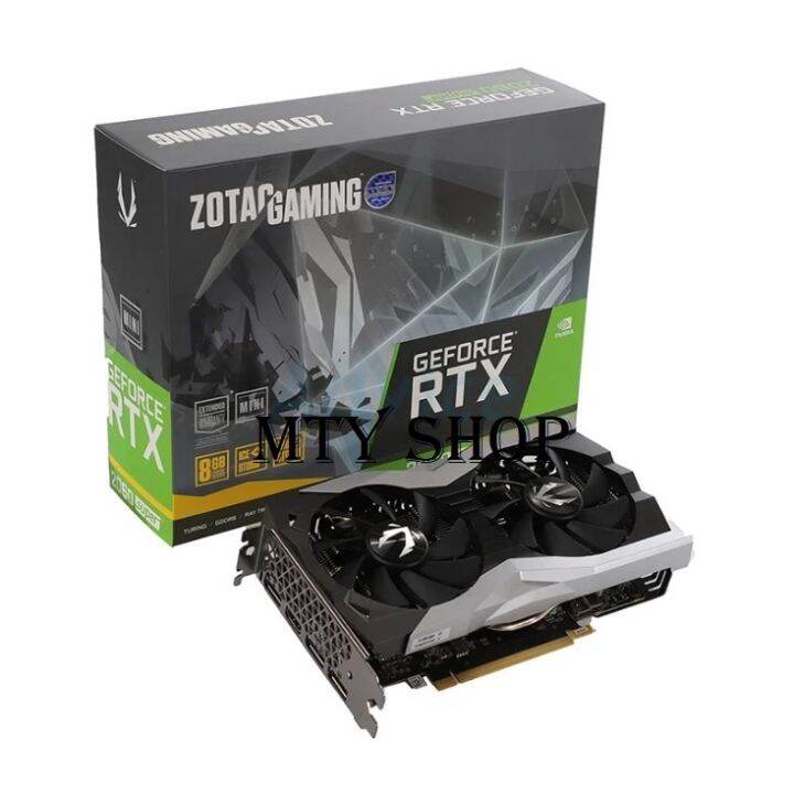 VGA ZOTAC GEFORCE RTX 2060 SUPER MINI - 8GB GDDR6 [ZT-T20610E-10M](ส่ง ...