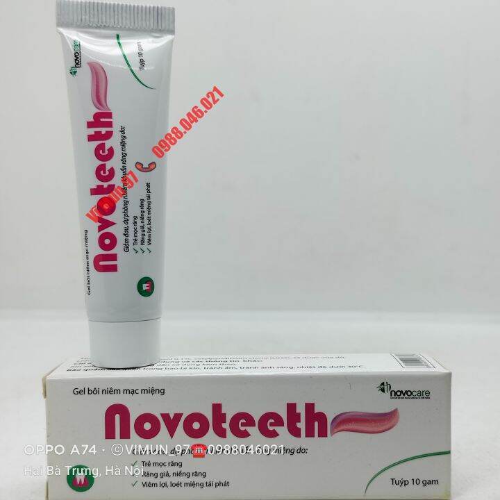 Novoteeth -Giảm đau nhanh và dự phòng nhiễm khuẩn răng miệng cho trẻ từ ...