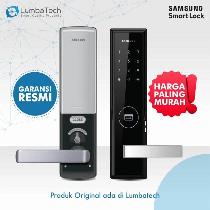 Kunci Pintu Digital - Samsung Smart Lock SHS H 505 (Pin + RFID Card | Lazada Indonesia