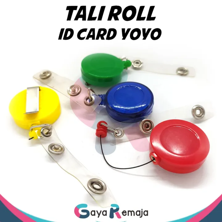 Yoyo ID Card / Tali Roll ID Card Yoyo / Card Holder / Clip ID Card / Penjepit ID Card | Lazada ...