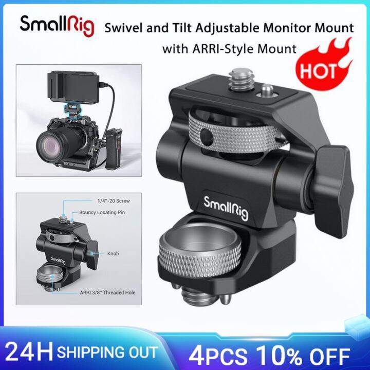 Smallrig DSLR Camera Clamp Swivel And Tilt Adjustable Monitor Mount W ...
