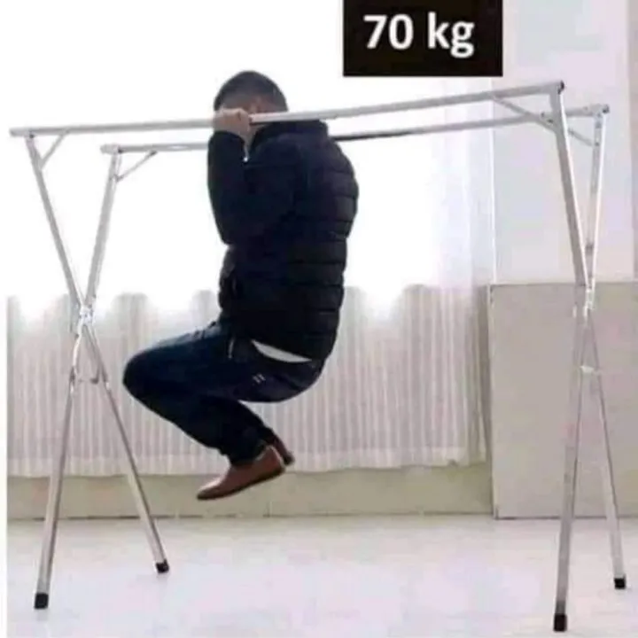 HEAVY DUTY FOLDABLE SAMPAYAN CLOTHES RACK INDOOR OUTDOOR | Lazada PH