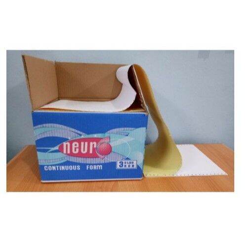 Continuous Form 91/2 x 11 3 Ply bagi 2 NCR / Kertas Komputer WARNA ...
