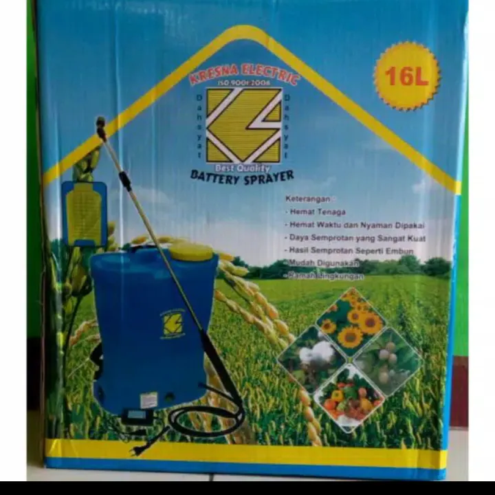 Sprayer Elektrik semprotan Hama Elektrik 16 Liter Kresna Tekanan Tinggi ...