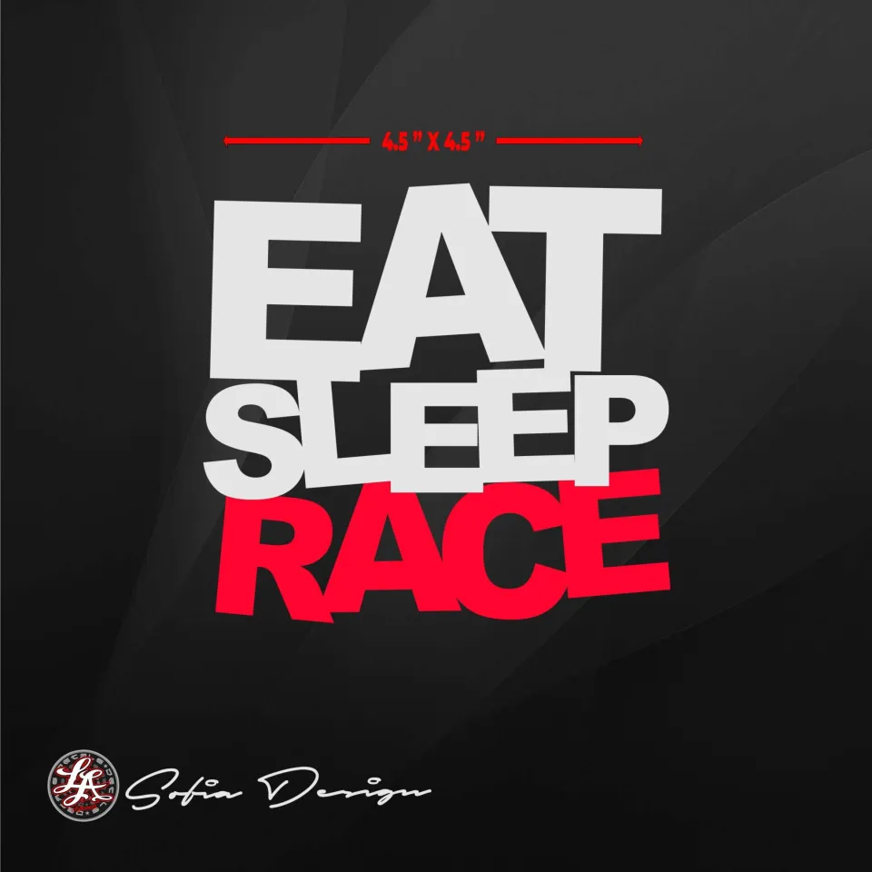 Eat Sleep Race Logo