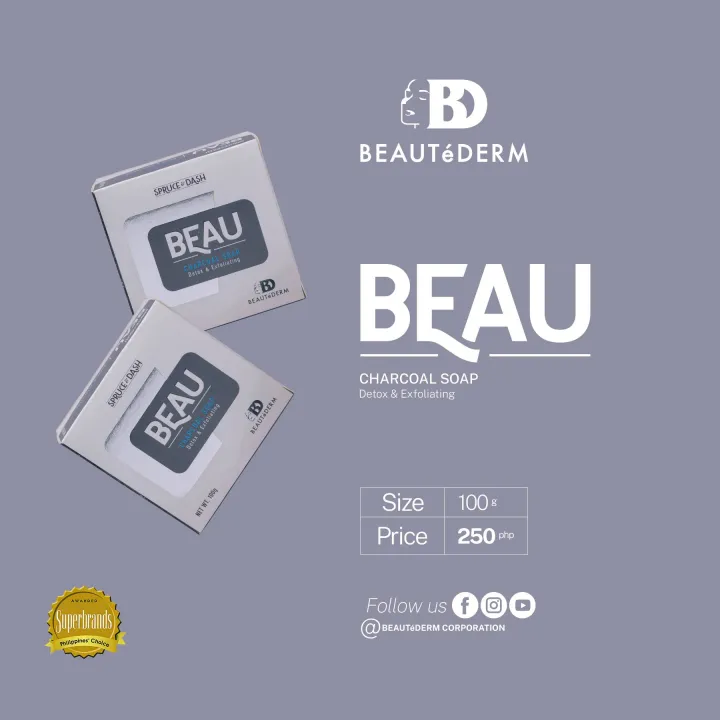 Beautederm Beau Charcoal Soap 100g | Lazada PH