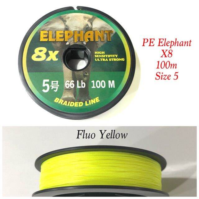 PE Elephant X8 100m / PE 5 | Lazada Indonesia