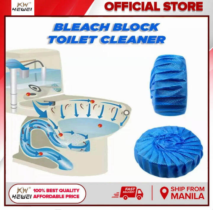 1/10/30/50 PCS Automatic Bleach Toilet Bowl Cleaner Stain Remover Blue ...