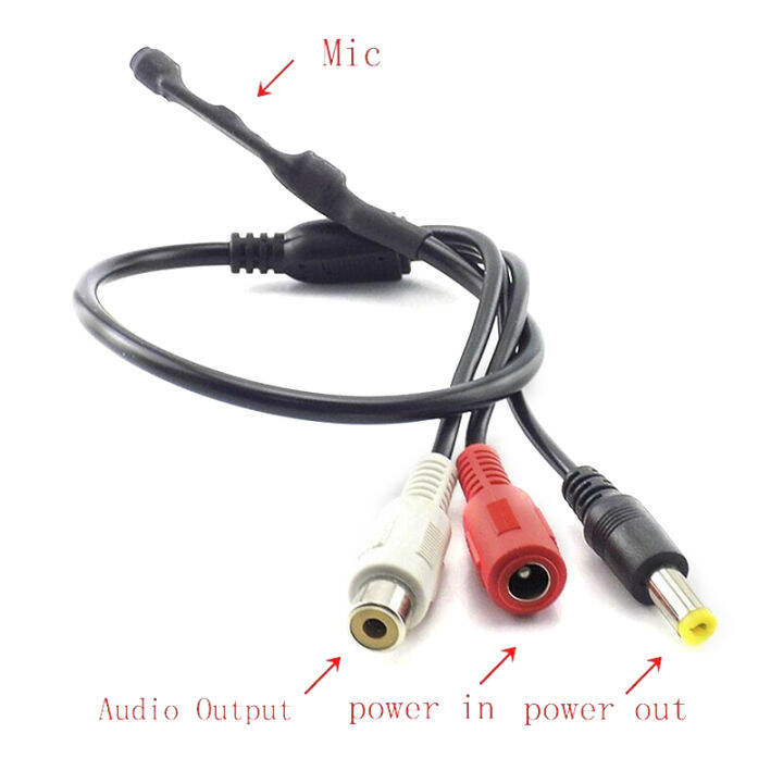 【Greenwind】 Spy Hidden Mini Audio CCTV Microphone MIC DC 15V DVR ...