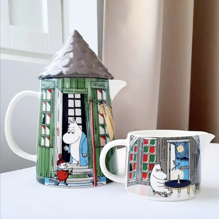 Nordic Arabia moomin Moomin ceramic cold water jug iittala ceramic jug ...