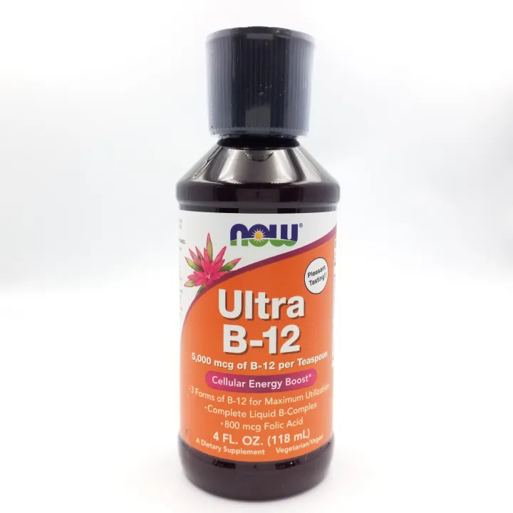 Now Foods Ultra B12 5000 mcg 4 fl oz 118 ml | Lazada PH