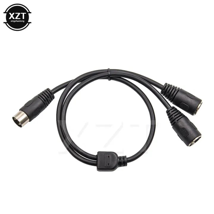 1pc Adapter Cable 5 PIN MIDI DIN 1 Male Plug to 2x Female Socket Y ...
